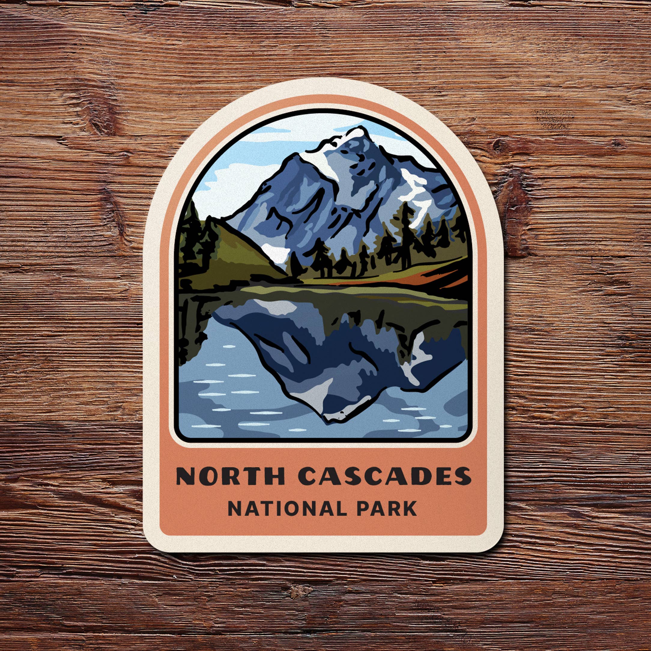 North Cascades National Park Sticker – Camp Kid