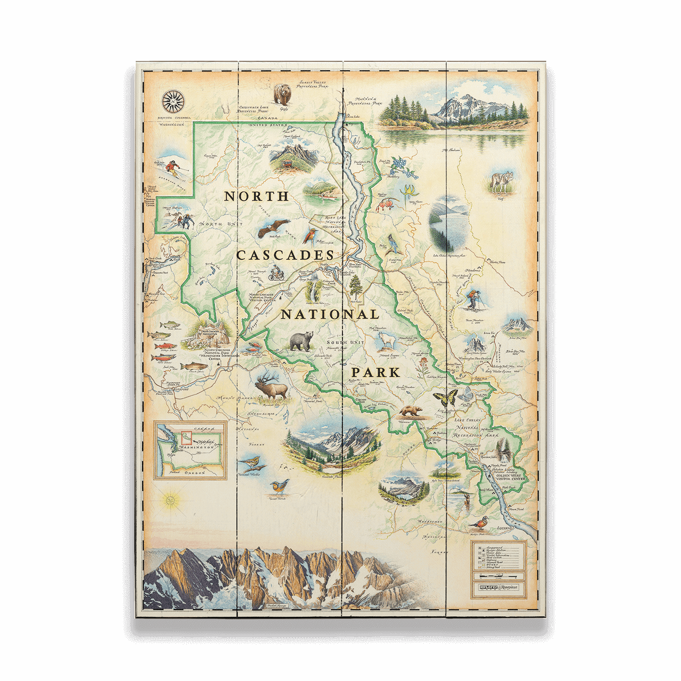 North Cascades National Park Xplorer Map – Camp Kid